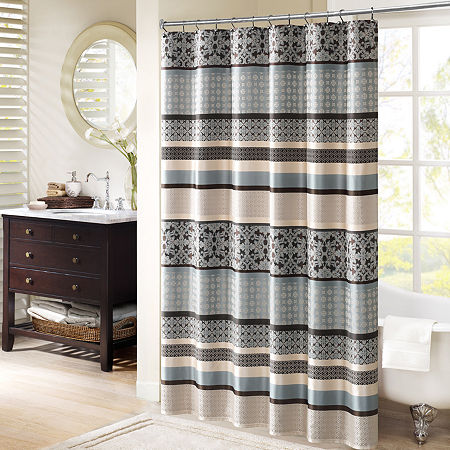 Click here for Madison Park Princeton Jacquard Shower Curtain  72... prices