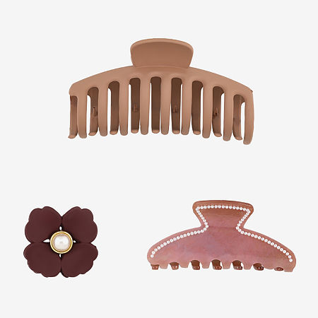Click here for Bijoux Bar Floral 3-pc. Hair Clip  One Size  Multi... prices