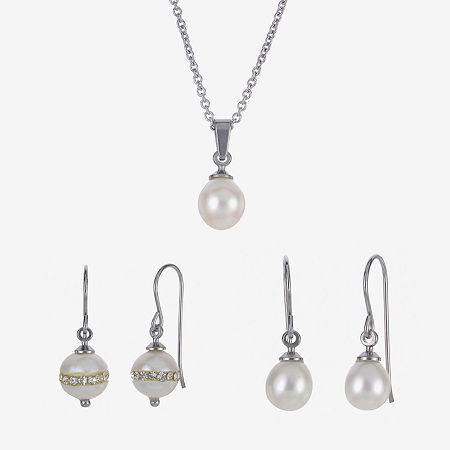 Click here for 3-Pc. Cultured Freshwater Pearl Boxed Set  One Siz... prices