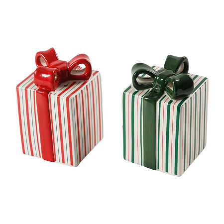 Click here for Martha Stewart Festive Bow Ceramic Salt & Pepper S... prices