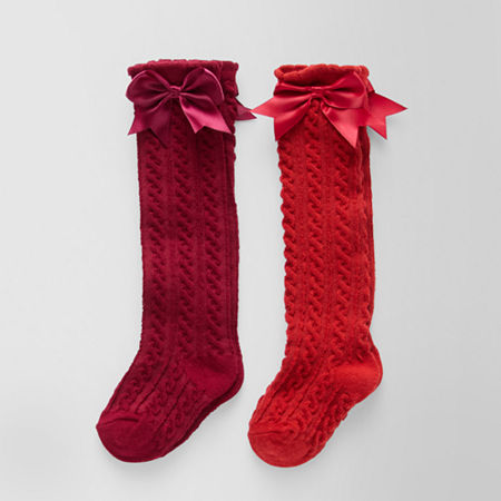 Click here for Stepping Stone Baby Girls 2 Pair Knee High Socks... prices