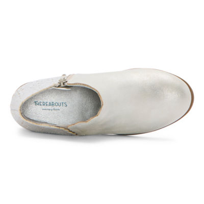 Thereabouts Little & Big Girls Pima Flat Heel Booties, Color: Metallic ...