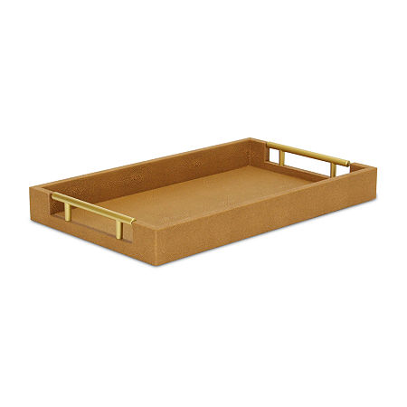 Click here for Cheungs Camel Brown Faux Shagreen Rectangular Deco... prices