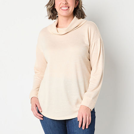 Click here for St. Johns Bay Womens Cowl Neck Long Sleeve Tunic T... prices