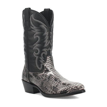 Click here for Laredo Mens Monty Block Heel Cowboy Boots  9 1/2 M... prices