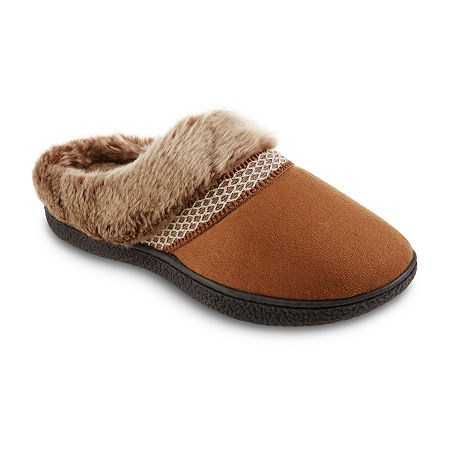 Click here for Isotoner Womens Slip-On Slippers  6-7  Beige prices