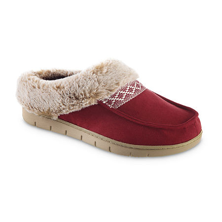 Click here for Isotoner Womens Slip-On Slippers  9-10  Red prices