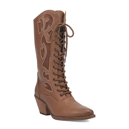 Click here for Dingo Womens San Miguel Stacked Heel Cowboy Boots... prices