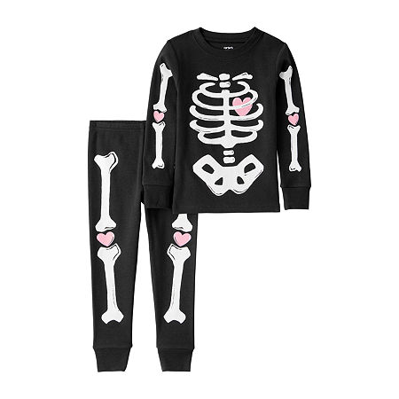 Click here for Carters Halloween Toddler Girls Rib Round Neck Lon... prices