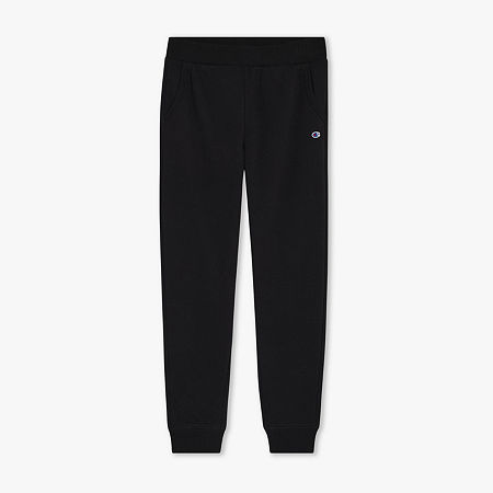 Champion Big Girls Fleece Jogger Pants - Black