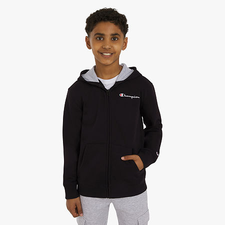 Champion Big Boys Kangaroo Pockets Hoodie - Black