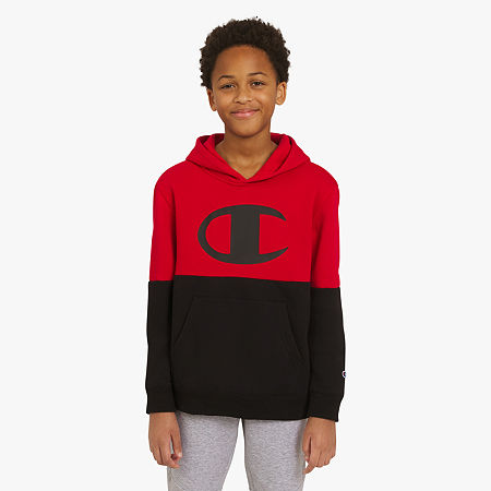Click here for Champion Big Kid Boys Long Sleeve Fleece Active Ho... prices
