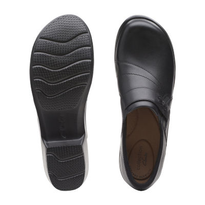 Clarks Womens Angie Pearl Closed Toe Slip-On Shoe, Color: Black - JCPenney