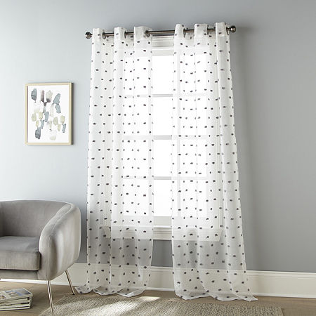 Click here for Stratford Park Celyn Grommet Top Sheer Set of 2 Cu... prices