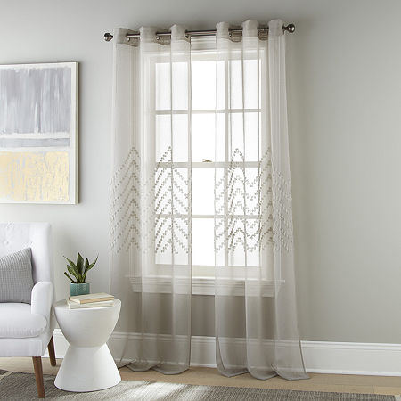 Click here for Stratford Park Luisa Grommet Top Sheer Set of 2 Cu... prices