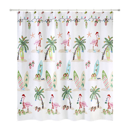 Click here for Avanti Flamingo Jingle Shower Curtain prices