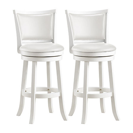 Click here for Swivel Bar Stool  One Size  White prices