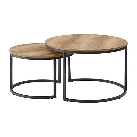 Click here for Fort Worth 2-pc. Nesting Tables  One Size  Brown prices