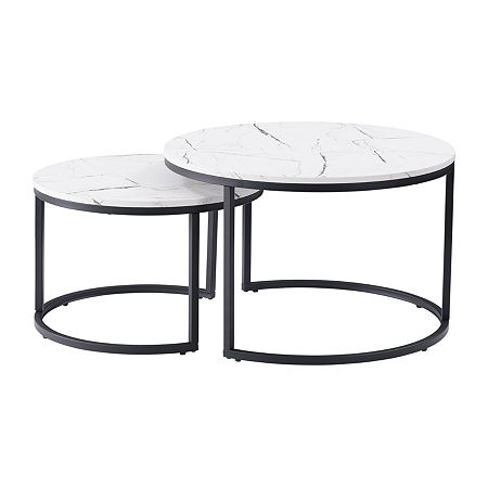 Click here for Fort Worth 2-pc. Nesting Tables  One Size  White prices