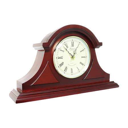 Click here for Megagoods 10.5 Redwood Black Mantel Clock  One Siz... prices