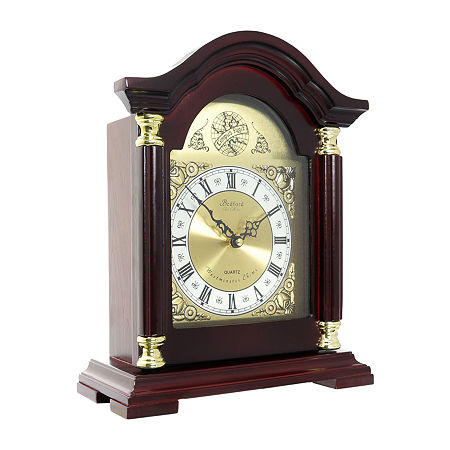 Click here for Megagoods 10.5 Redwood Black Mantel Clock  One Siz... prices