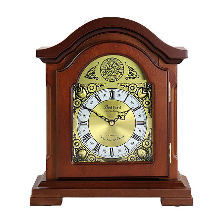 Click here for Megagoods 12 Redwood Black Mantel Clock  One Size... prices