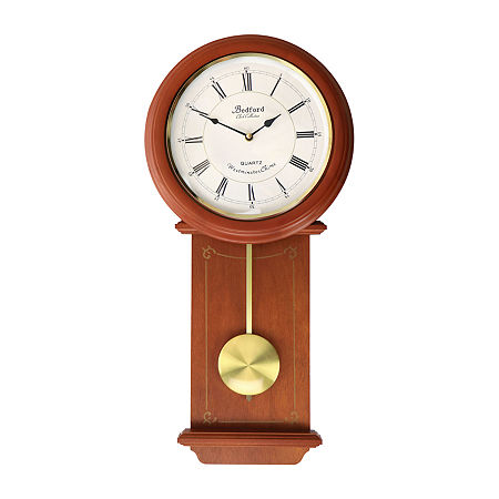 Click here for Bedford Clock Collection Olivia 24.5 Cherry Wood C... prices