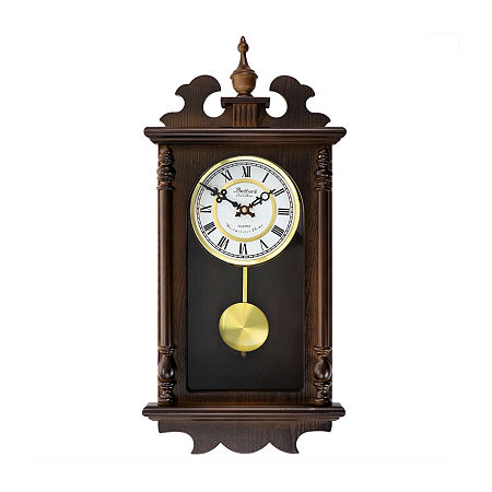 Click here for Bedford Clock Collection Leo 21 Chestnut Wood Chim... prices