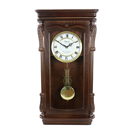 Click here for Bedford Clock Collection Chestnut Chiming Pendulum... prices