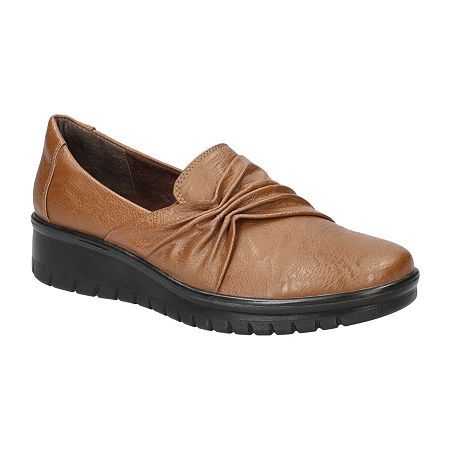 Click here for Easy Street Womens Faith Slip-On Shoe  6 Wide  Bro... prices
