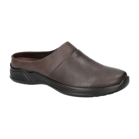 Easy Street Womens Janalee Comfort Mules Flats - Brown