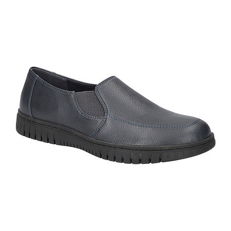 Easy Street Womens Oriel Comfort Flats - Navy