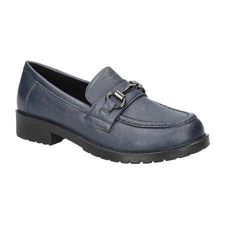 Click here for Easy Street Womens Witney Comfort Loafers - Navy prices