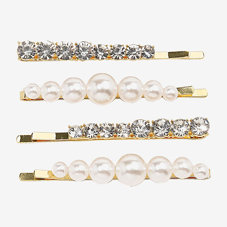 Click here for Bijoux Bar 4-pc. Bobby Pin  One Size  Yellow prices