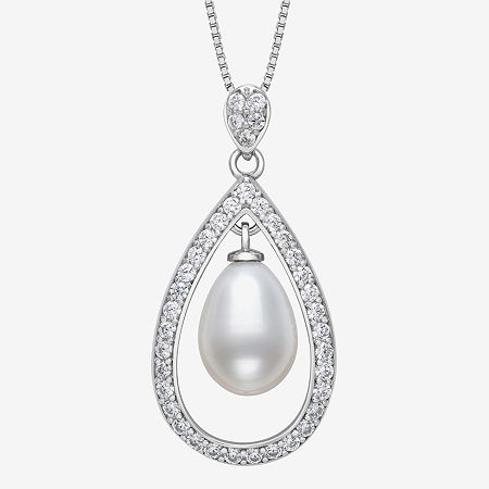 Click here for Womens White Cultured Freshwater Pearl Sterling Si... prices