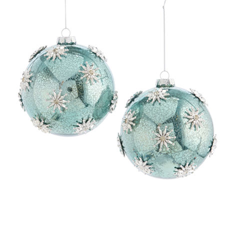 Click here for North Pole Trading Co. Learge Green Starl Ball Set... prices