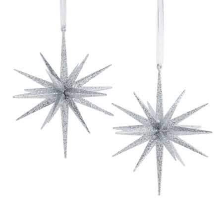 Click here for North Pole Trading Co. Silver Starburst Set 2-pc.... prices