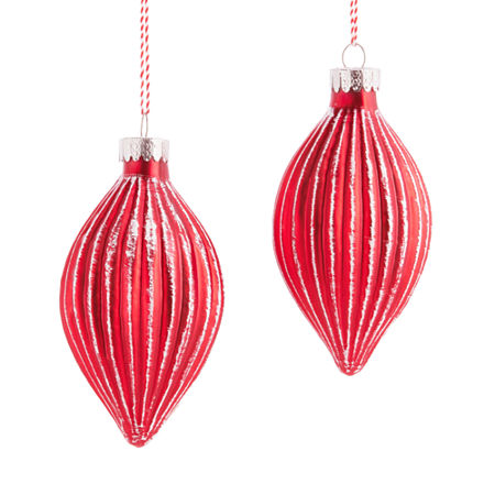 Click here for North Pole Trading Co. Red Pleated Drop Set 2-pc.... prices