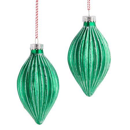 Click here for North Pole Trading Co. Green Pleated Drop Set 2-pc... prices