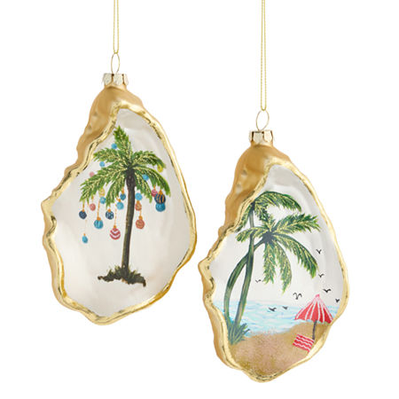 Click here for North Pole Trading Co. Painted Clam Set 2-pc. Chri... prices