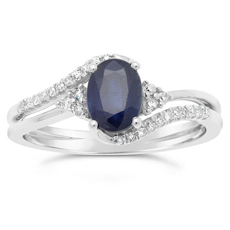 Click here for Womens 1/8 CT. T.W. Genuine Blue Sapphire 10K Gold... prices