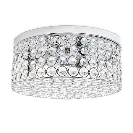 Click here for Elegant Designs 12 Elipse Round Flushmount - Chrom... prices