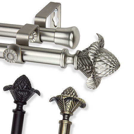 Click here for Rod Desyne Double 13/16 Adjustable Curtain Rod wit... prices