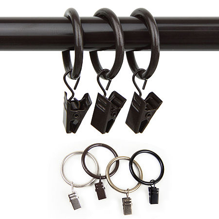 Click here for Rod Desyne Set of 10 1 Clip Rings  One Size  Black prices