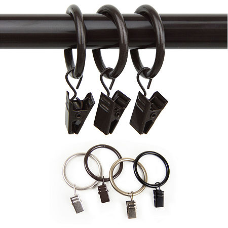 Click here for Rod Desyne Set of 10 1 Clip Rings  One Size  White prices
