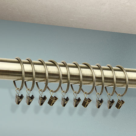 Click here for Rod Desyne Set of 10 1.375 Clip Rings  One Size  B... prices