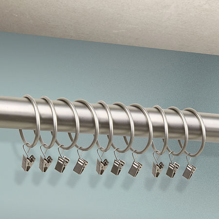 Click here for Rod Desyne Set of 10 2 Clip Rings  One Size  White prices