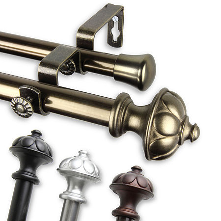 Click here for Rod Desyne Sierra 13/16 Double Adjustable Curtain... prices