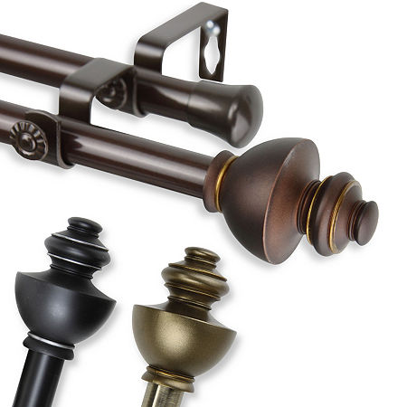 Click here for Rod Desyne Dynasty 13/16 Adjustable Double Curtain... prices