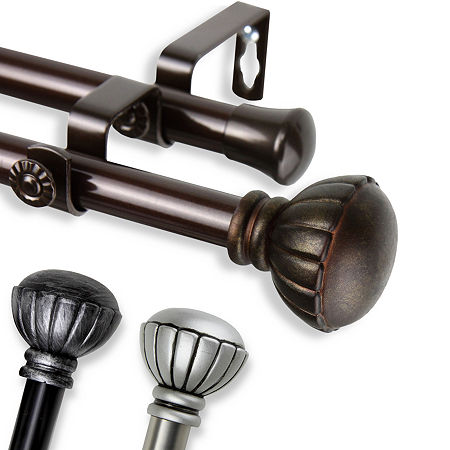 Click here for Rod Desyne Magnolia 13/16 Adjustable Double Curtai... prices